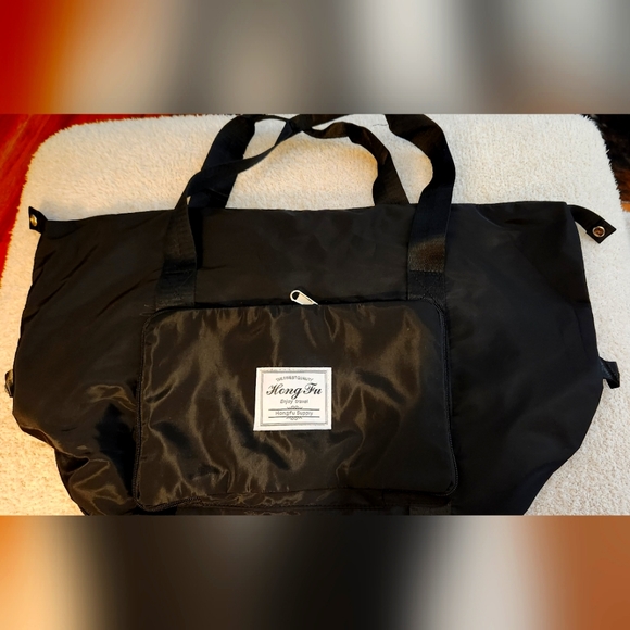 Hong Fu Supply | Bags | New Travel Bag Foldable Compact Black Hong Fu ...